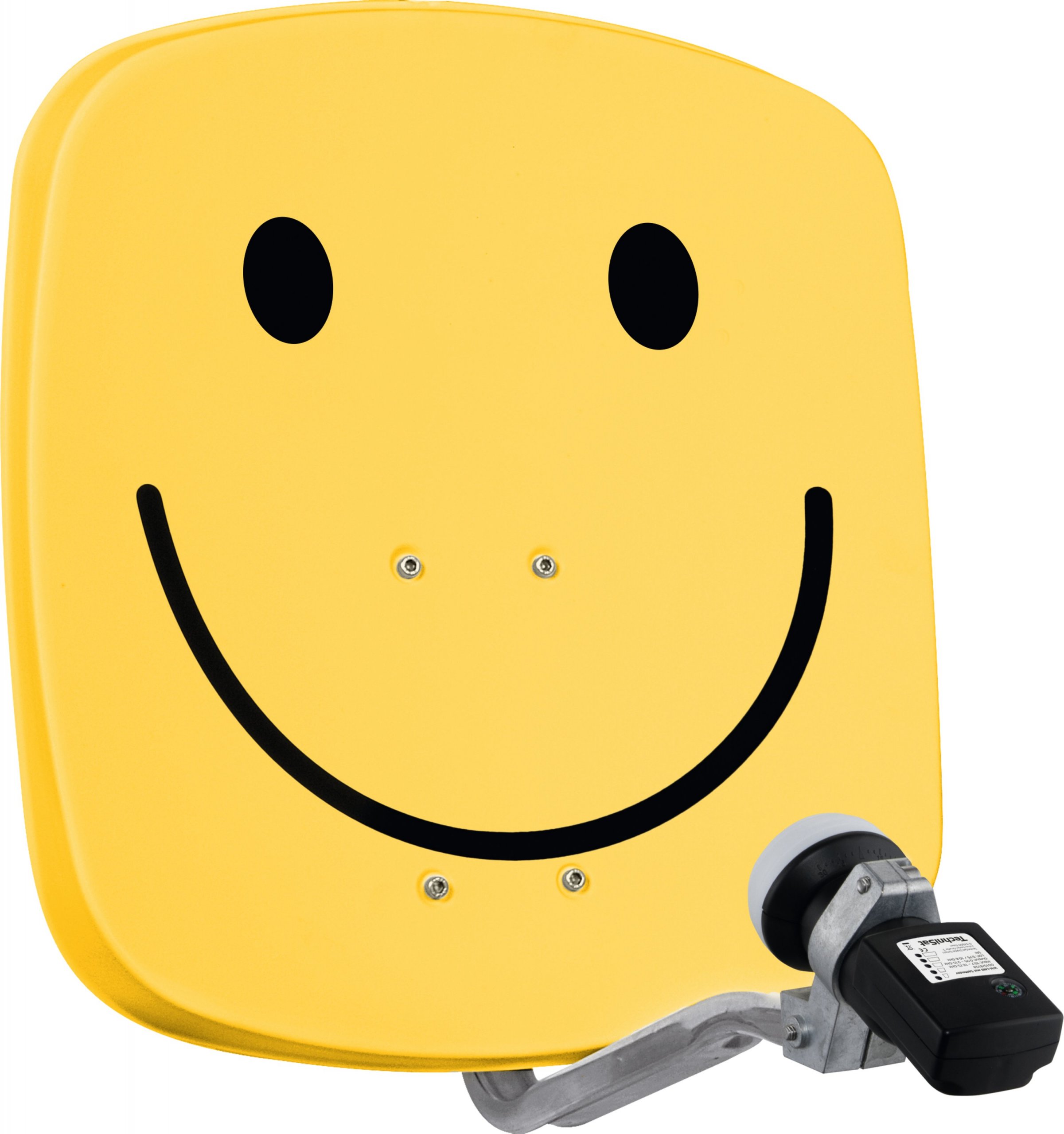 TechniSat Portable Satellite Dish Kit - Yellow Smiley - Digital RV