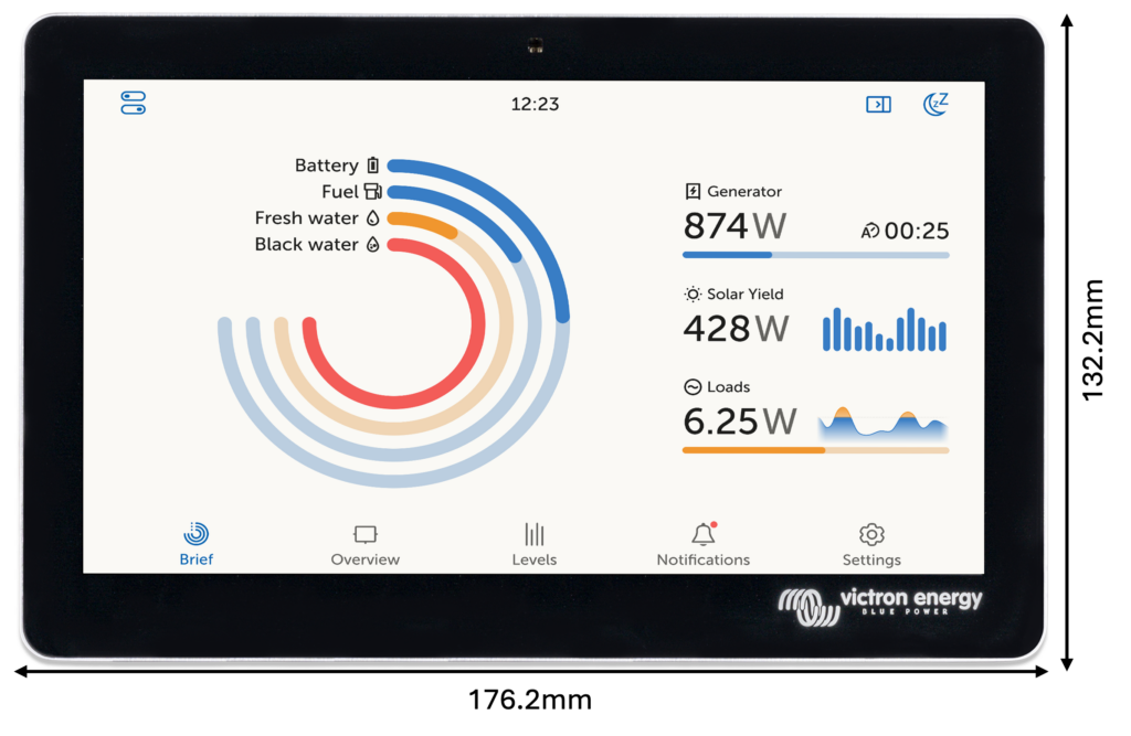Victron GX - Touch 70 (7" Touchscreen Display) - Digital RV