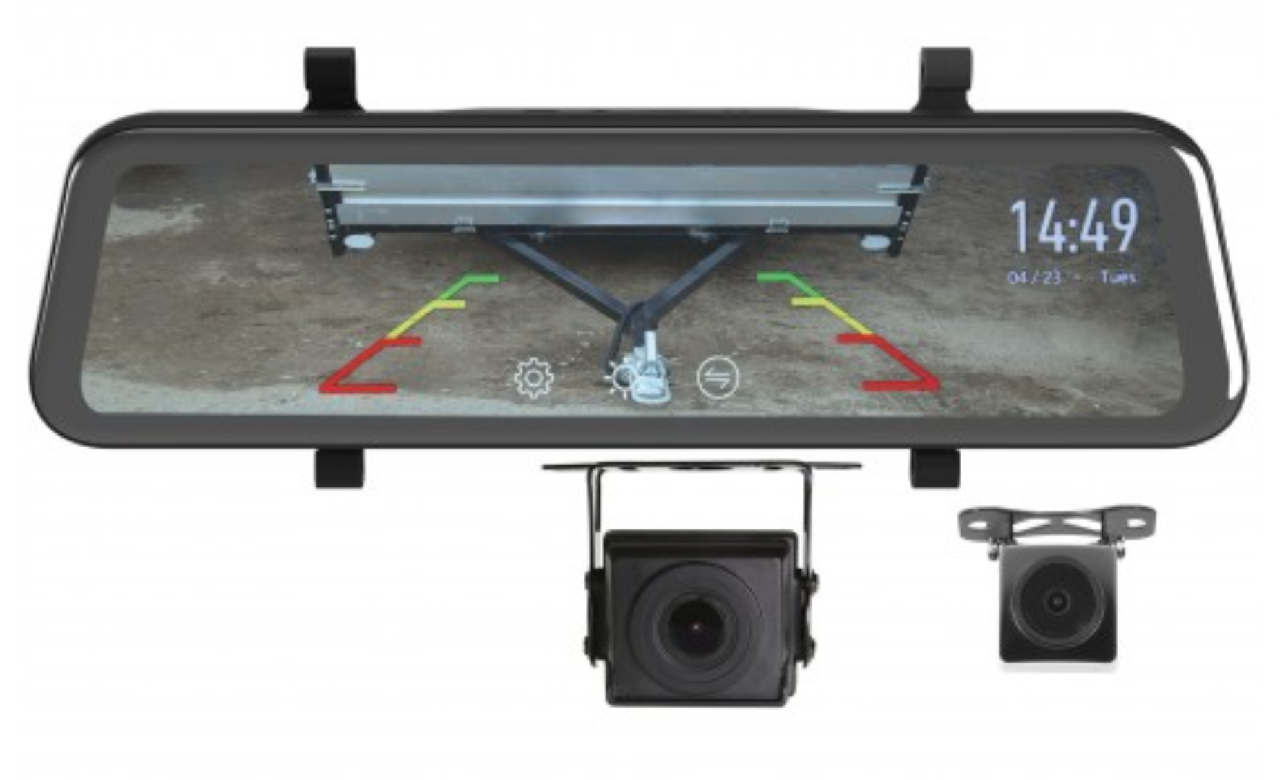 9" Rear Vision and Reversing Camera Kit (two camera inputs) - Fully ...