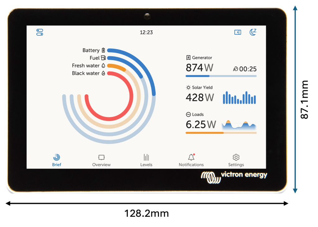 Victron GX - Touch 50 (5" Touchscreen Display) - Digital RV