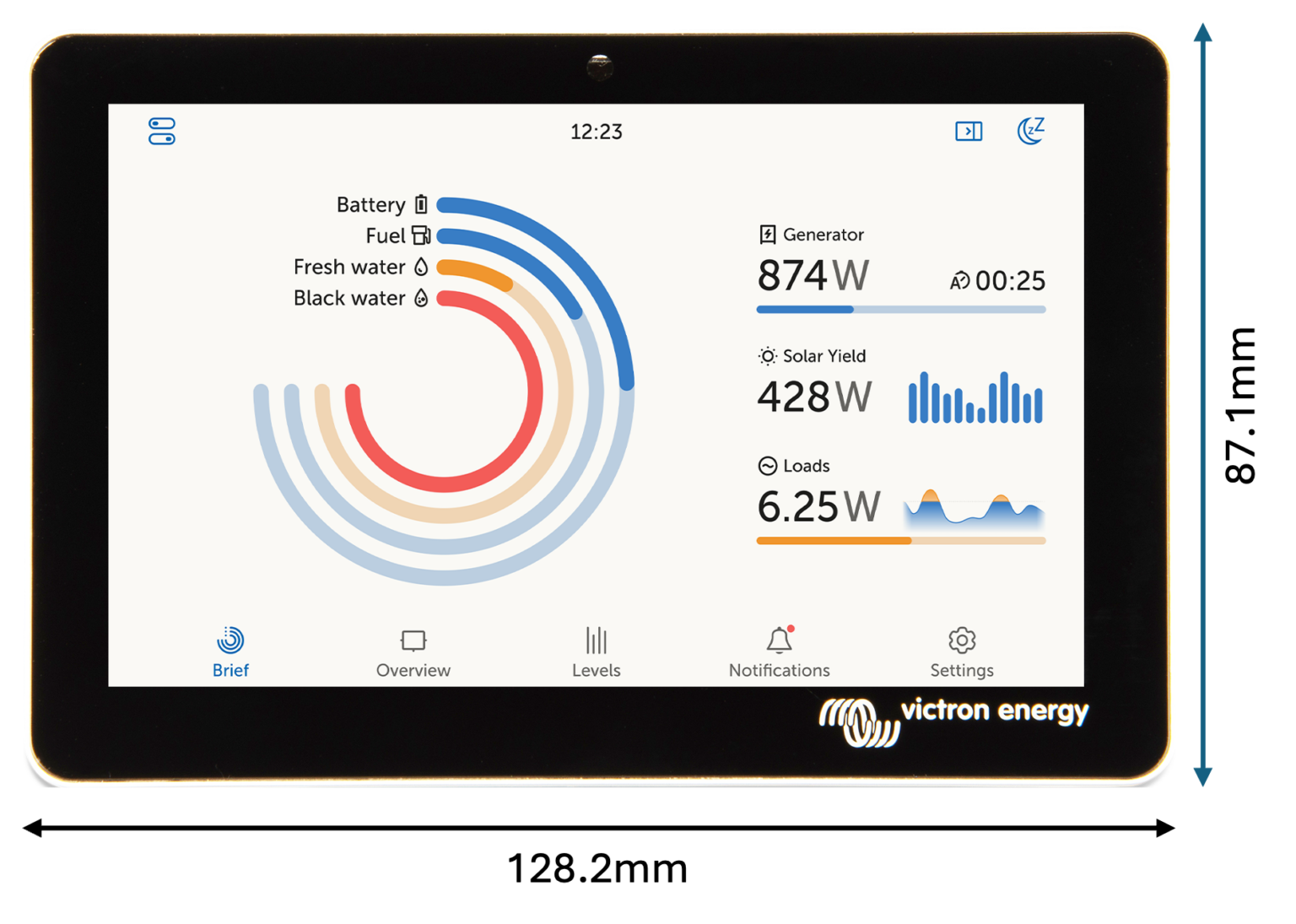 Victron GX - Touch 50 (5" Touchscreen Display) - Digital RV
